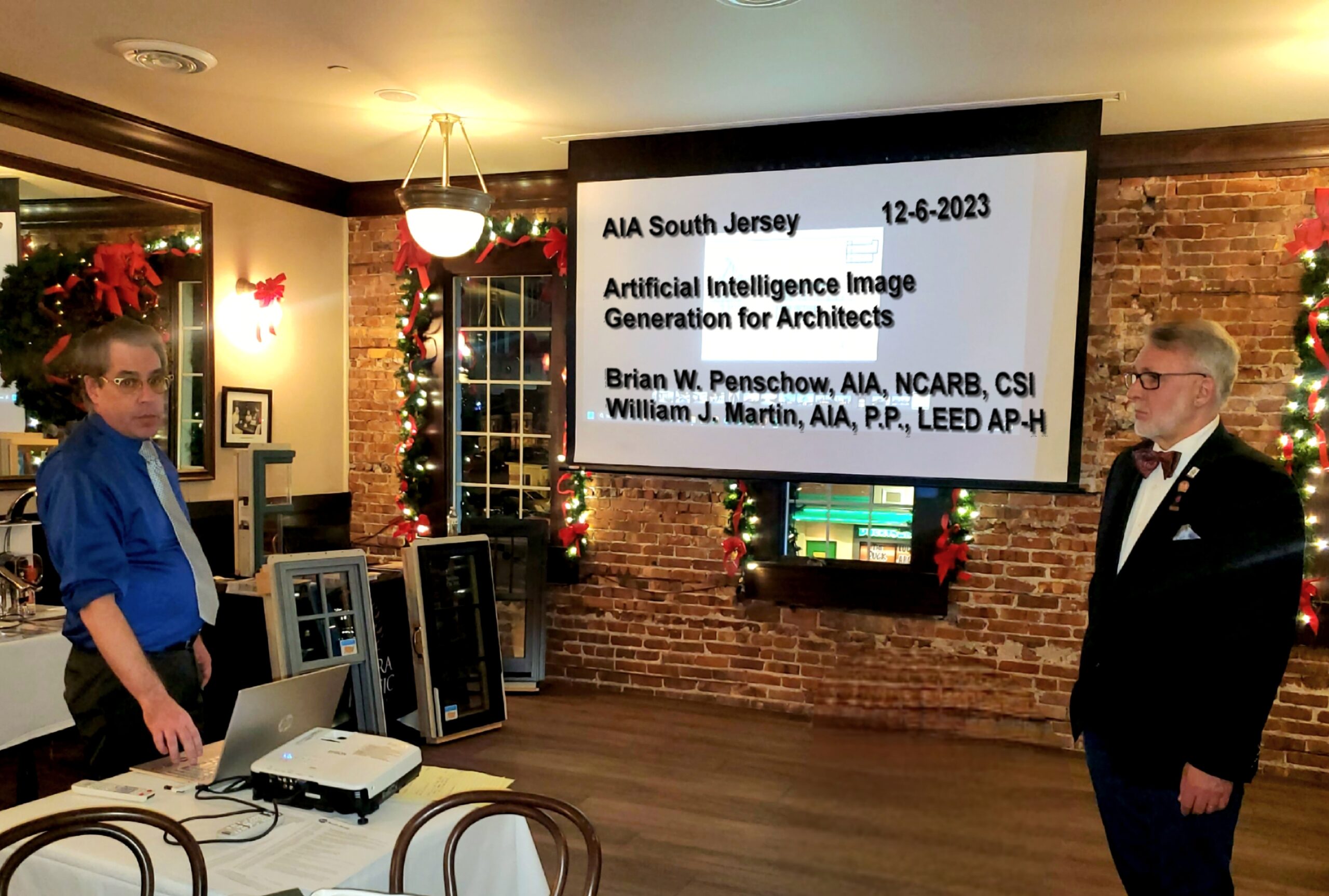 Brian W. Penschow, AIA, and William J. Martin, AIA, Present AI Image ...