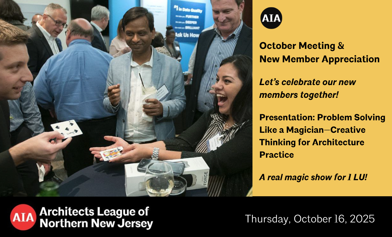 Arthur Davis Lecture Series & November Meeting - AIA-NJ