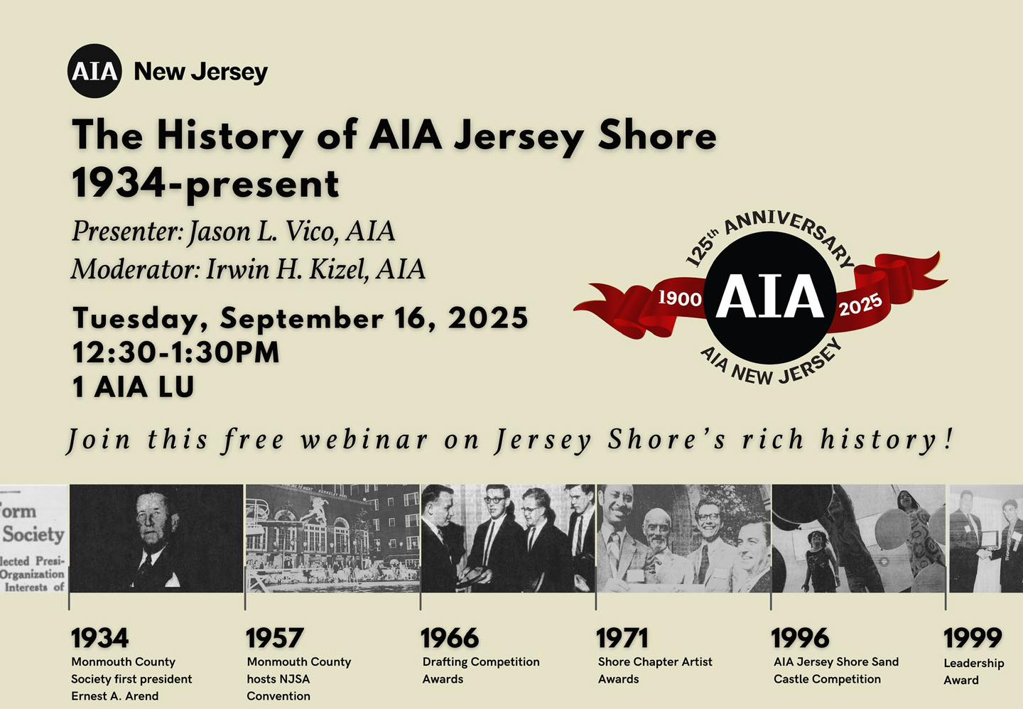 The History of AIA Jersey Shore: 1934-present - AIA-NJ